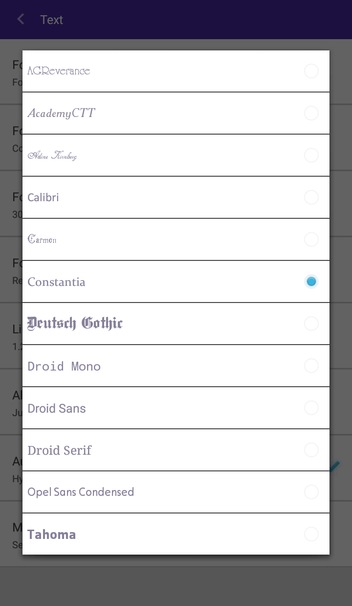 FullReader, a free e-book reader for Android